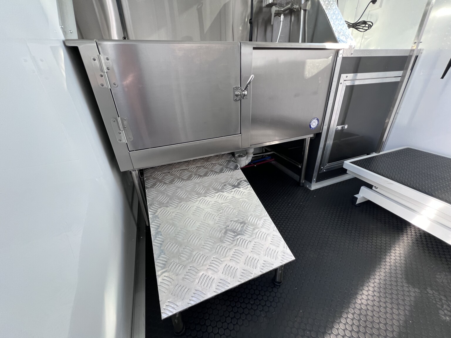 7x12 TA Charcoal Pet Grooming Trailer | Mobile Grooming Trailers for ...