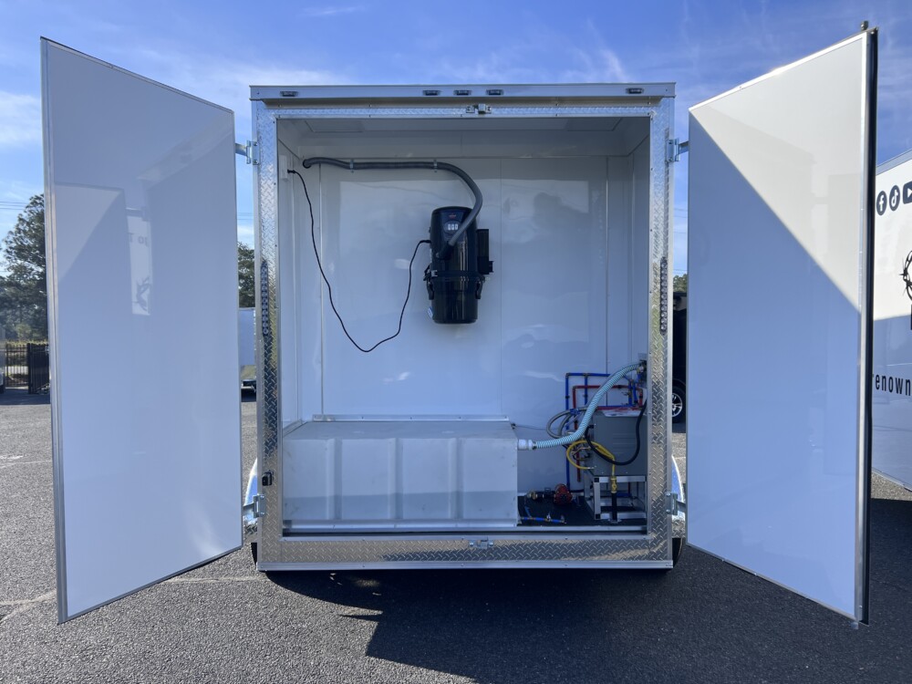 7x12 TA Charcoal Pet Grooming Trailer | Mobile Grooming Trailers for ...